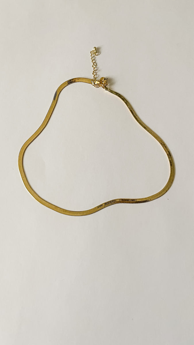 the herringbone chain – by bay jewelry